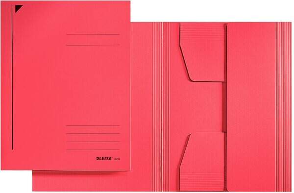Jurismappe/Dreiklappenmappe A4 320 g/m2 rot | Friesennetz
