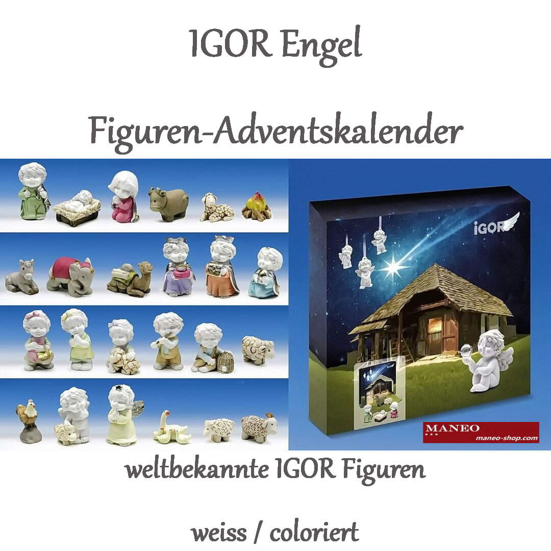 Kunstgewerbe Lang Figuren Adventskalender mit den weltbekannten IGOR ...