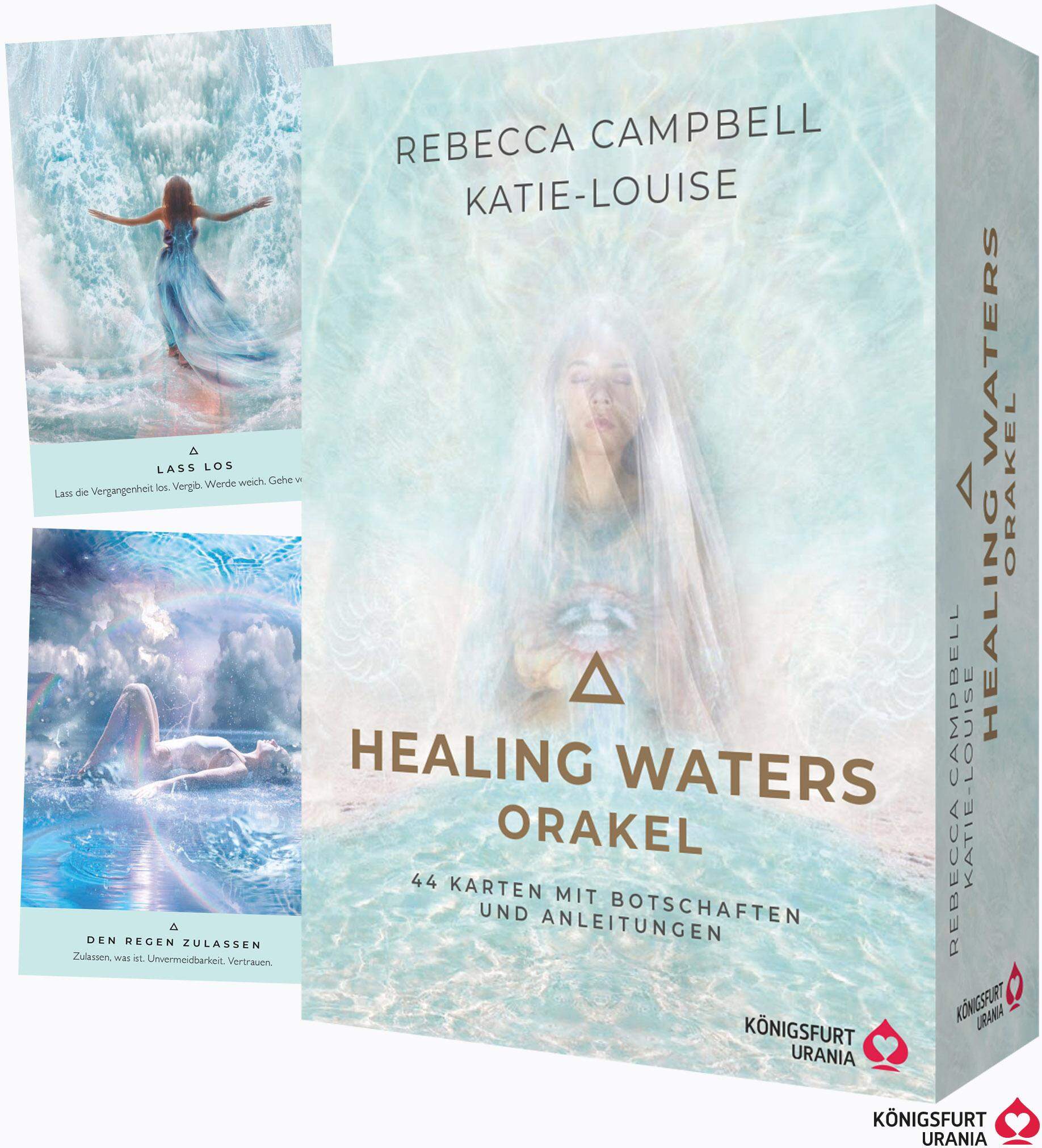 Healing Waters Orakel - 44 Karten mit Botschaften und Anleitungen ...