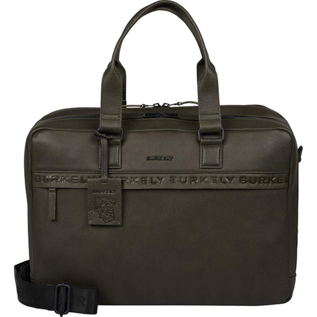 BURKELY MINIMAL MASON Laptoptasche Double Zip Laptopbag 15,6'' Great Green | bagmondo