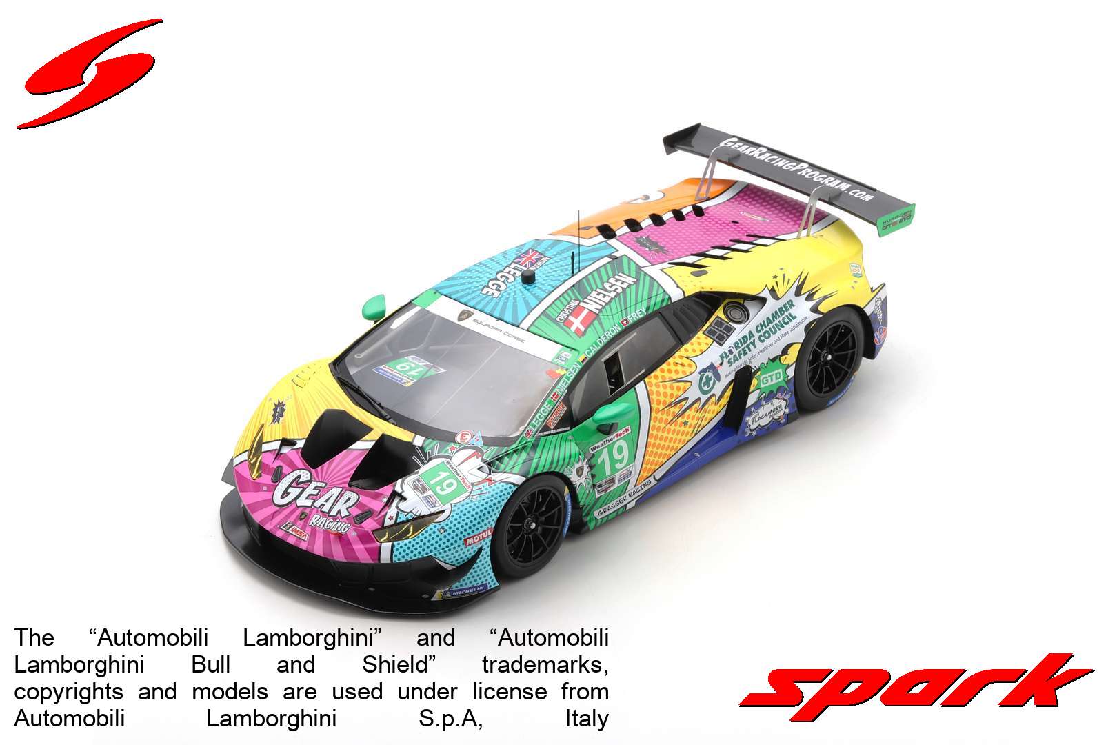 Spark Spark 18US009 - Lamborghini Huracán GT3 EVO No.19 | Letzshop