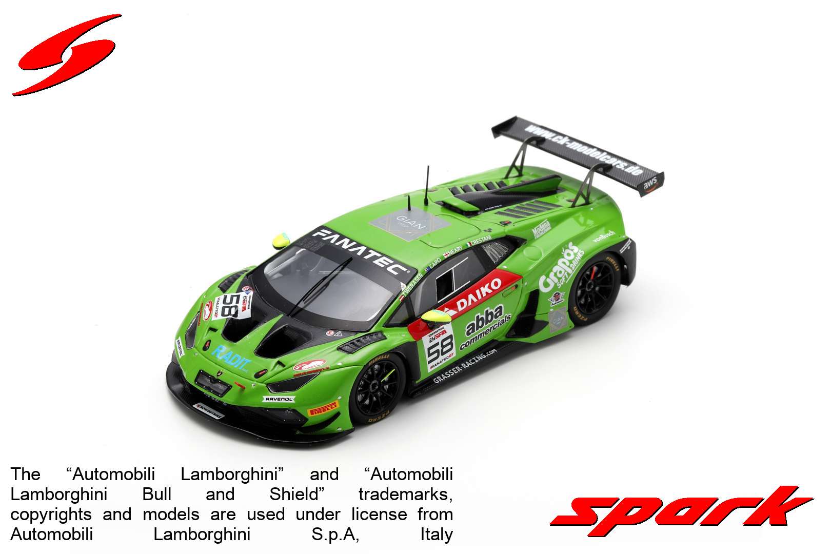 Spark Spark Models SB736 Lamborghini Huracán GT3 EVO 2 | Letzshop