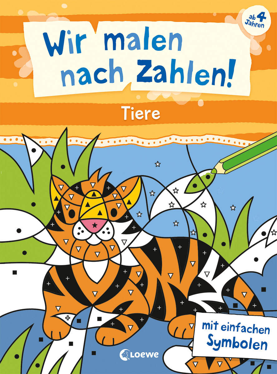 Loewe Verlag GmbH Wir malen nach Zahlen! - Tiere mit | Letzshop