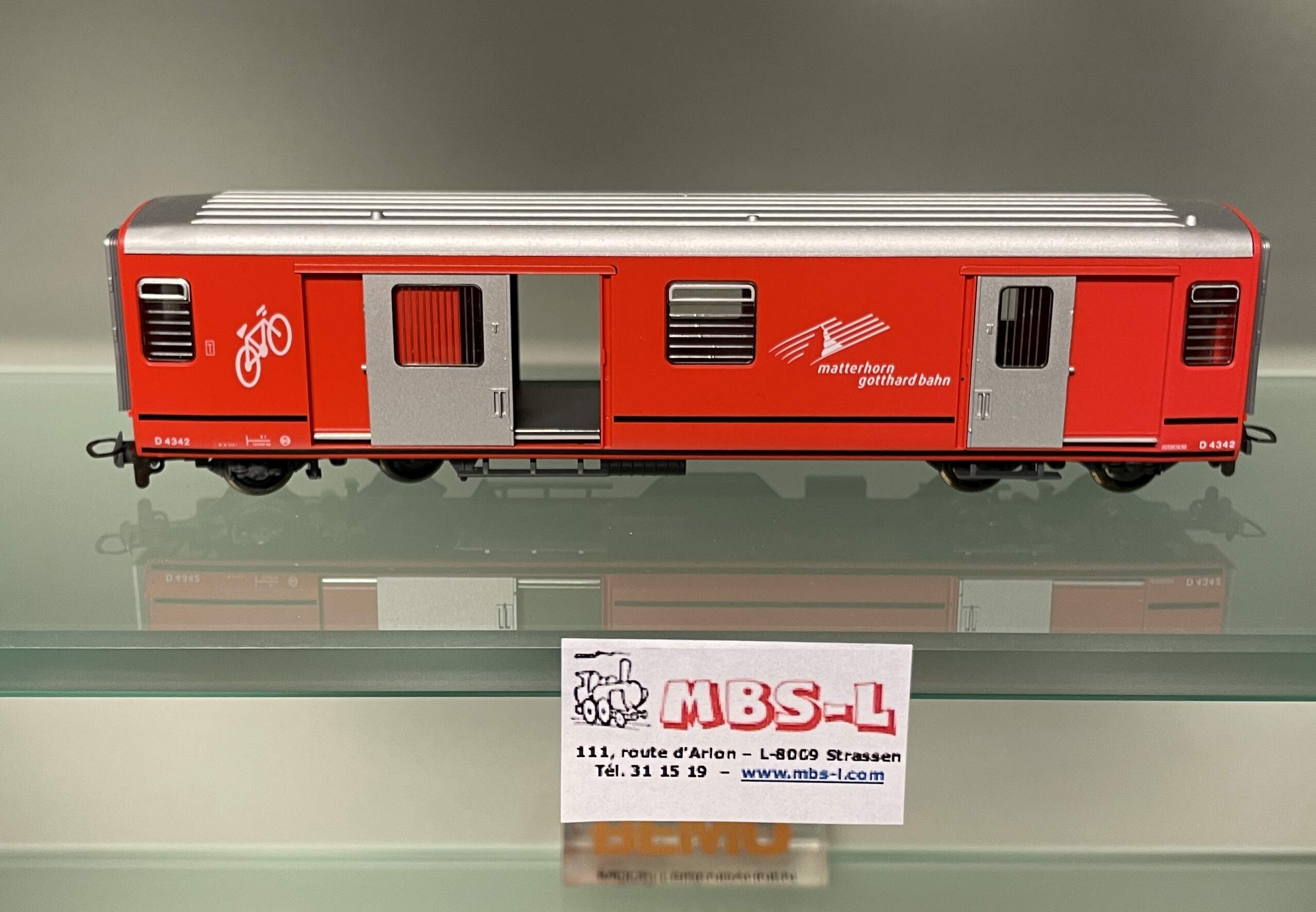 Bemo 3269252 Bemo H0m MGB D 4342 Packing Car Matterhorn | Letzshop