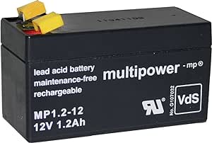 Multipower Multipower 123578 Lead-acid battery 12V/1.2Ah | Letzshop