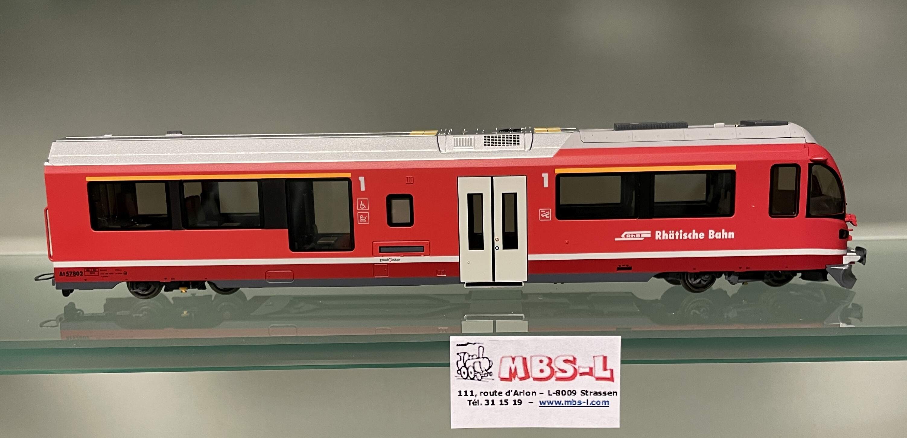 Bemo 3298181 Bemo H0m RhB B 578.01 AGZ control trailer | Letzshop