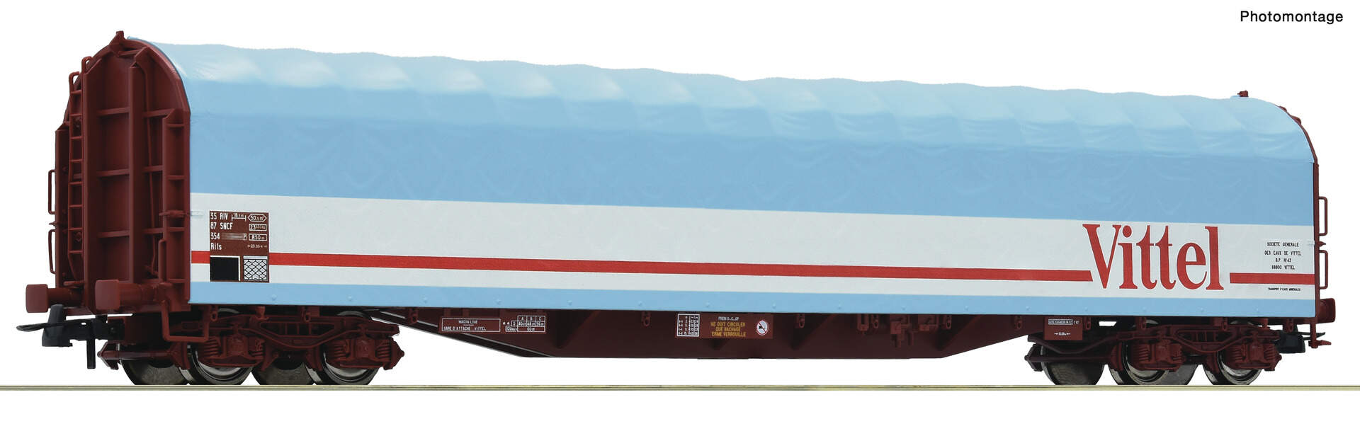 Roco H0 Roco 76453 Wagon à bâche coulissante, SNCF | Letzshop