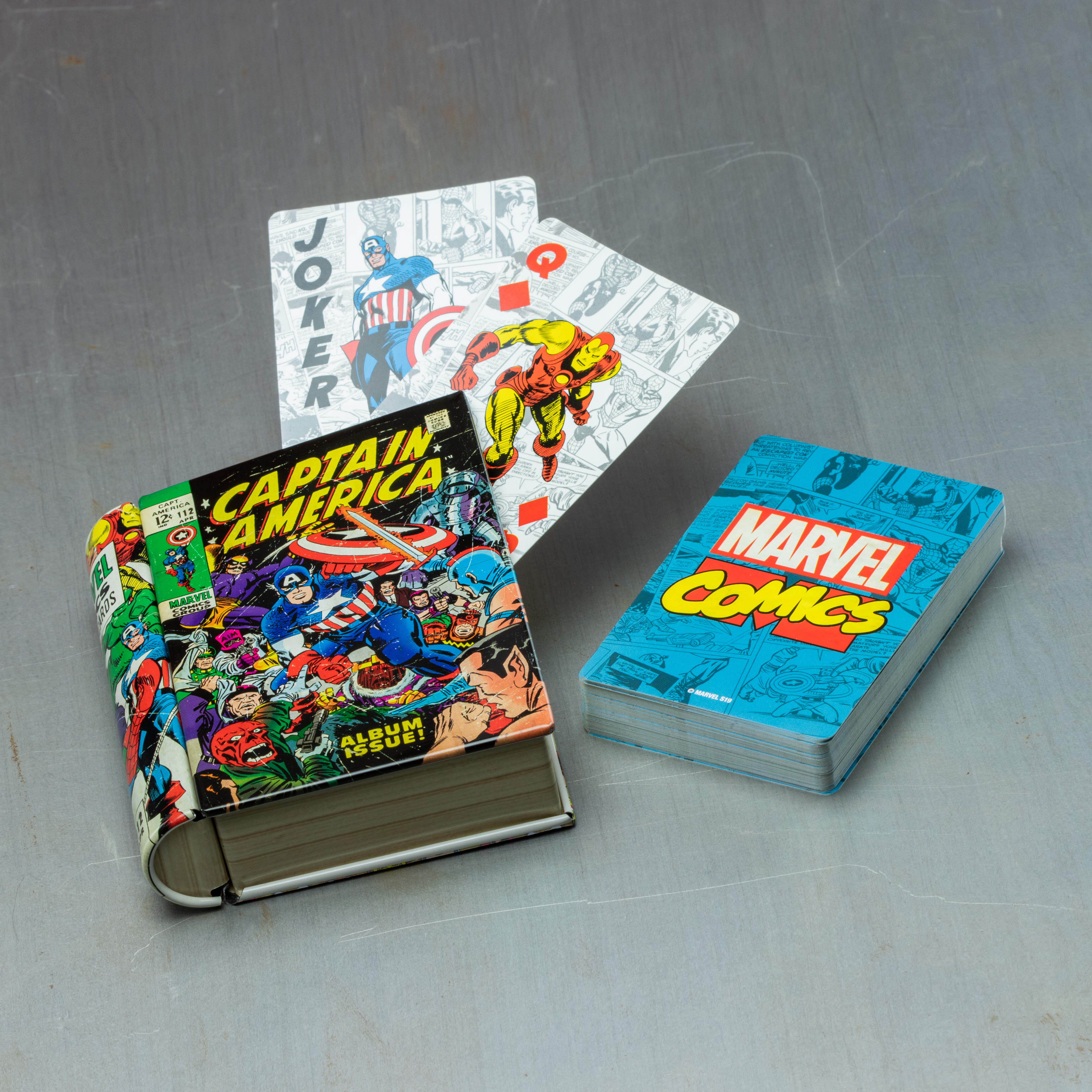 comic playing cards