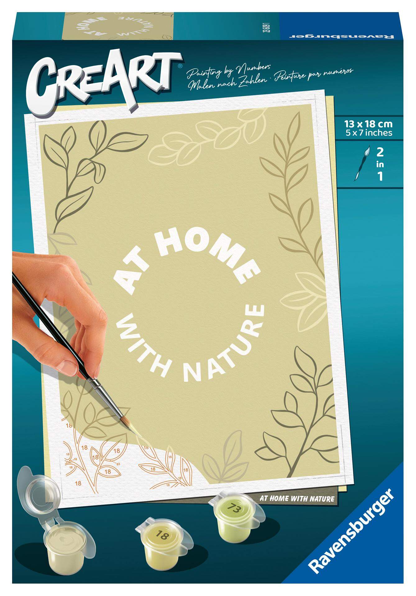 Ravensburger CreArt - Malen nach Zahlen 23609 - At home with Nature ...